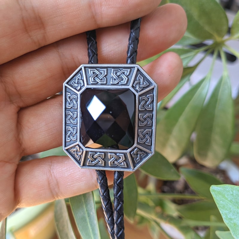 Leather Bolo Tie - Etsy