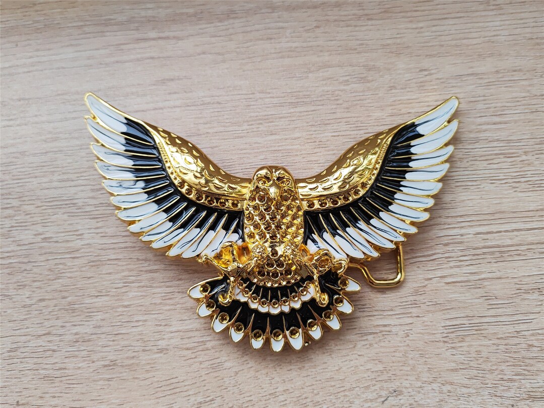 Flying Eagle Hawk Buckle Western Cowboys Belt Buckle Mens - Etsy