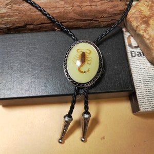 Luminous Scorpion Bola Bolo Tie Wedding Necklace for Men - Etsy