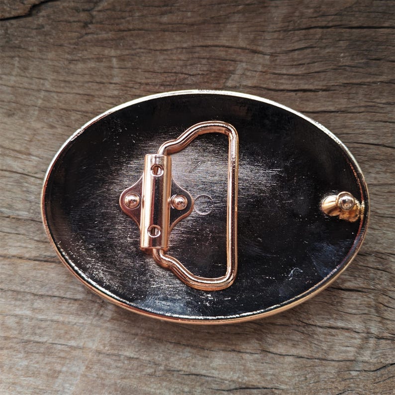Boho Western Crazy Agate Belt Buckle: Rose-gold Flower Cowboy Buckle - Etsy