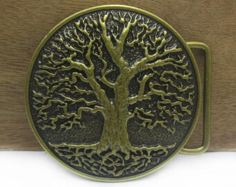 Tree Belt Buckle - Etsy