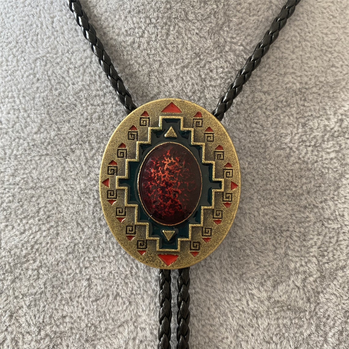 Ruby Southwest Totem Bola Bolo Tie Necklace for Men or Women | Etsy