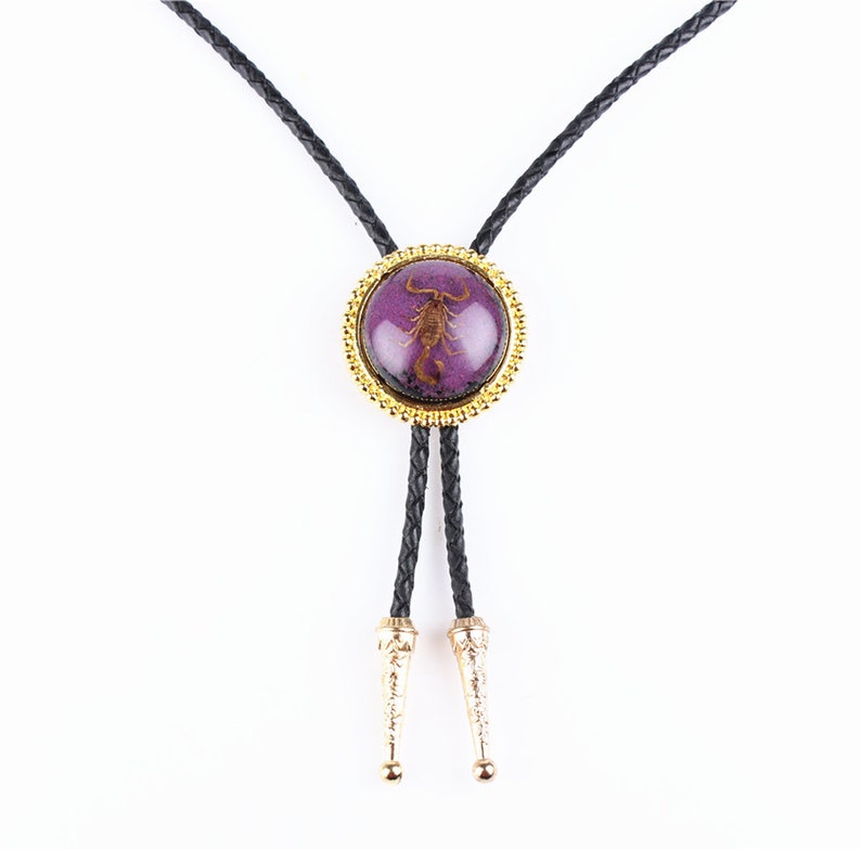 Ruby Scorpion Bola BOLO Tie Wedding Necklace Men Women | Etsy
