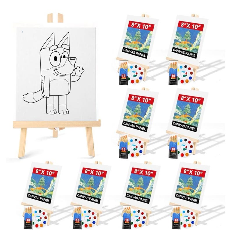 Bluey Paint Party Kit • Complete Paint Party Kit for Girls & Boys ...