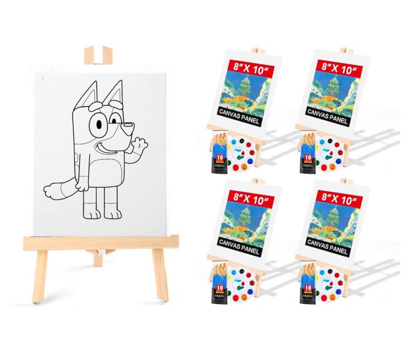 Bluey Paint Party Kit • Complete Paint Party Kit for Girls & Boys ...