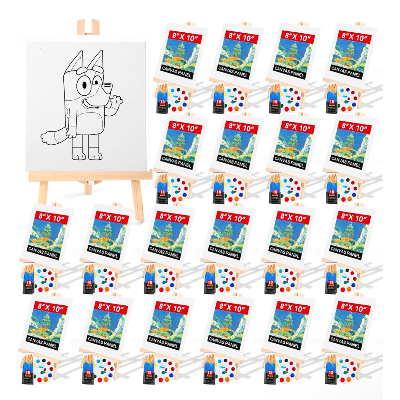 Bluey Paint Party Kit • Complete Paint Party Kit for Girls & Boys ...