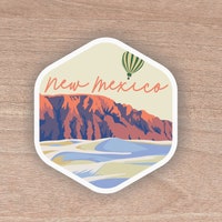 New Mexico Decal - NM State Flag Decal - New Mexico State Bumper ...