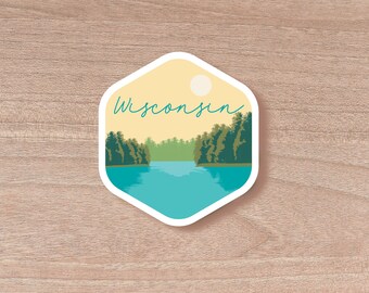 Hawaii Minimalist Sticker Decal Laptop Decal Water Bottle Vinyl Water ...