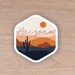 Arizona Vinyl Decal Arizona Sticker Car Decal State | Etsy