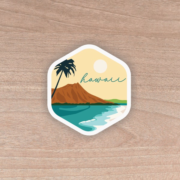 Hawaii Vinyl Sticker Decal - Etsy
