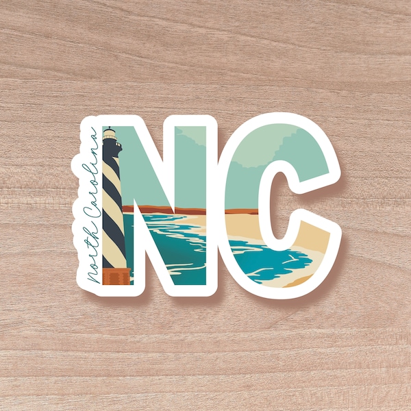 North Carolina Decal - Etsy