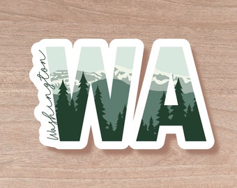 State Abbreviation Decal - Etsy
