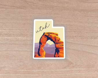 Utah Vinyl Decal - Etsy