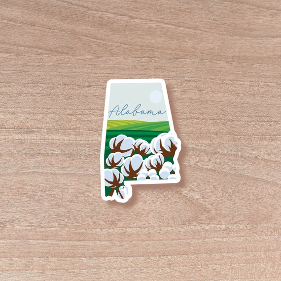 Alabama Die Cut Scenic Sticker Laptop Decal Water Bottle - Etsy