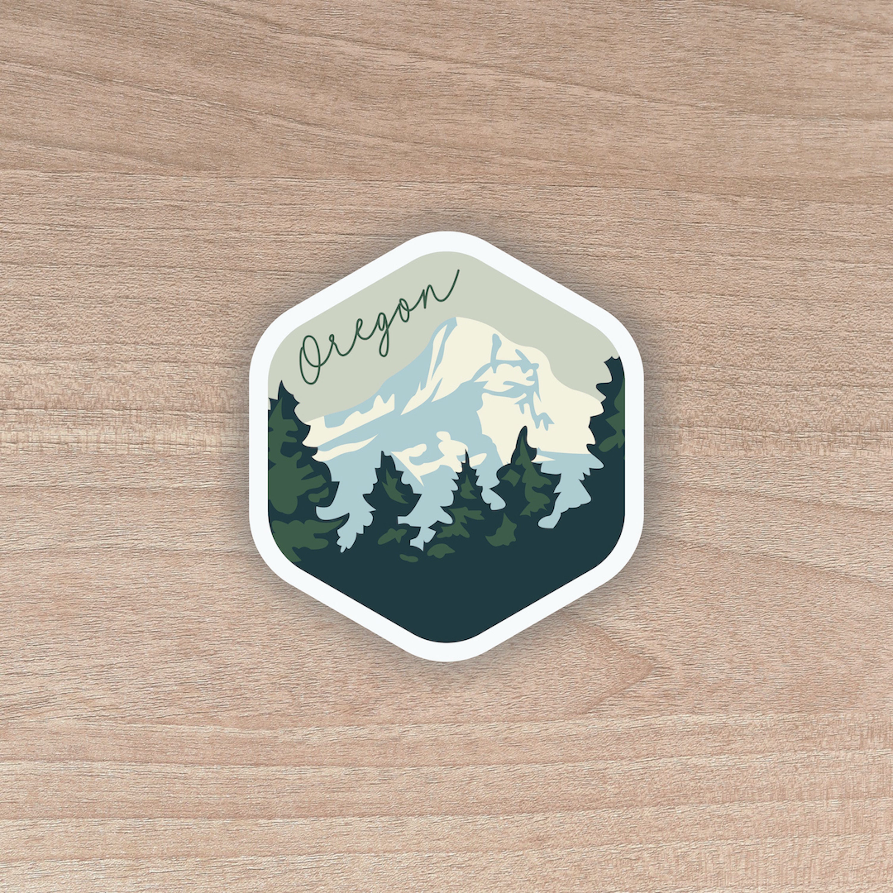 Oregon Scenic Sticker | Laptop Decal | Water Bottle | Sticker | Minimal ...