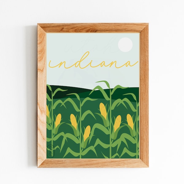 Indiana Wall Art - Etsy