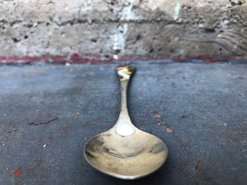 VINTAGE CANADA Victoria BC Sterling Silver Spoon Demitasse Egg | Etsy