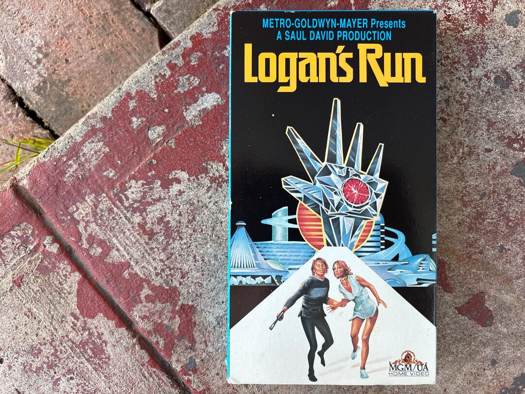 Vintage Logans Run 1976 VHS Tape Home Video Sci-fi Cult Classic ...
