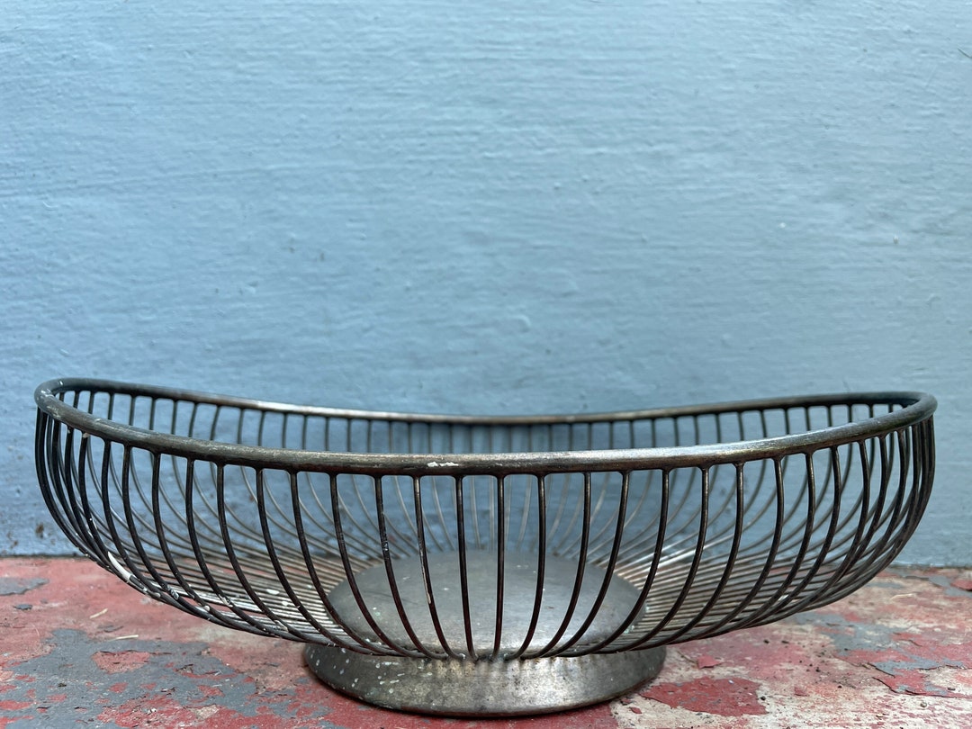 VINTAGE RAIMOND Silverplate Silver Plated All Metal Bread - Etsy