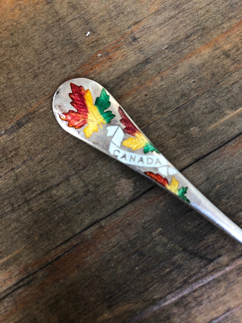 VINTAGE CANADA Victoria BC Sterling Silver Spoon Demitasse Egg | Etsy