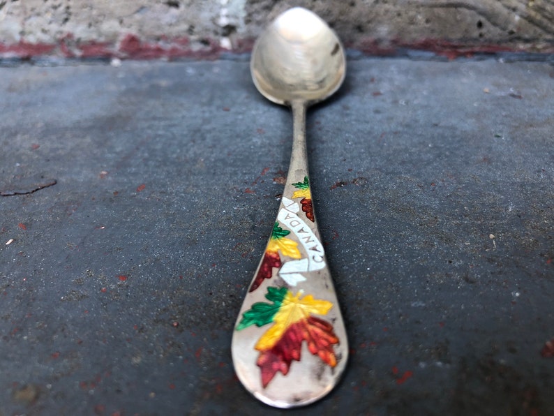 VINTAGE CANADA Victoria BC Sterling Silver Spoon Demitasse Egg | Etsy