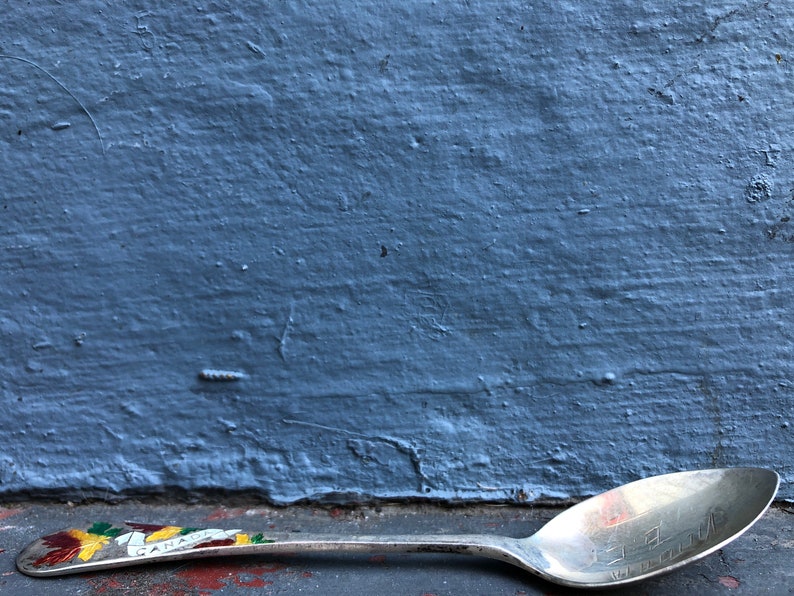VINTAGE CANADA Victoria BC Sterling Silver Spoon Demitasse Egg | Etsy