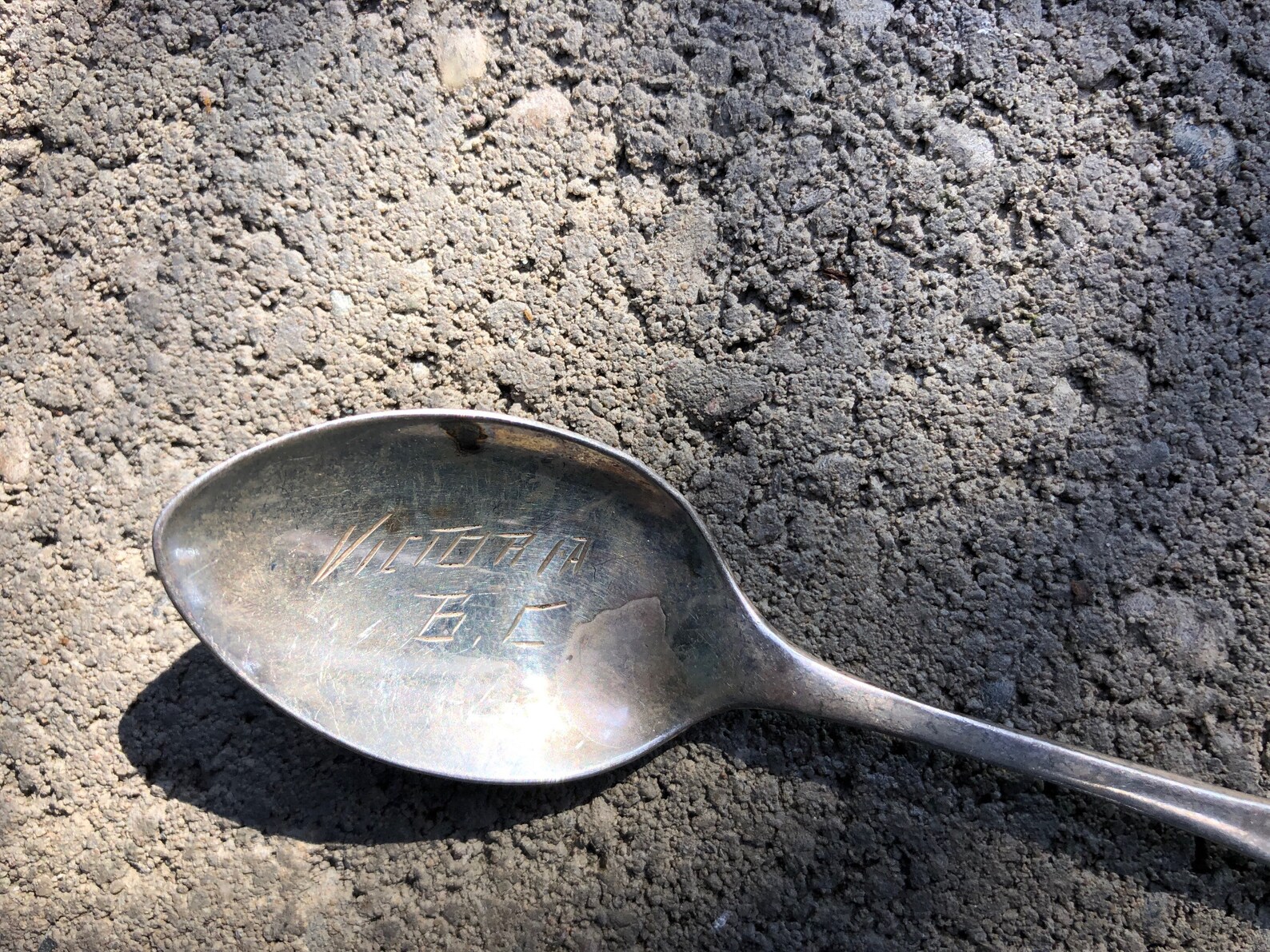 VINTAGE CANADA Victoria BC Sterling Silver Spoon Demitasse Egg | Etsy