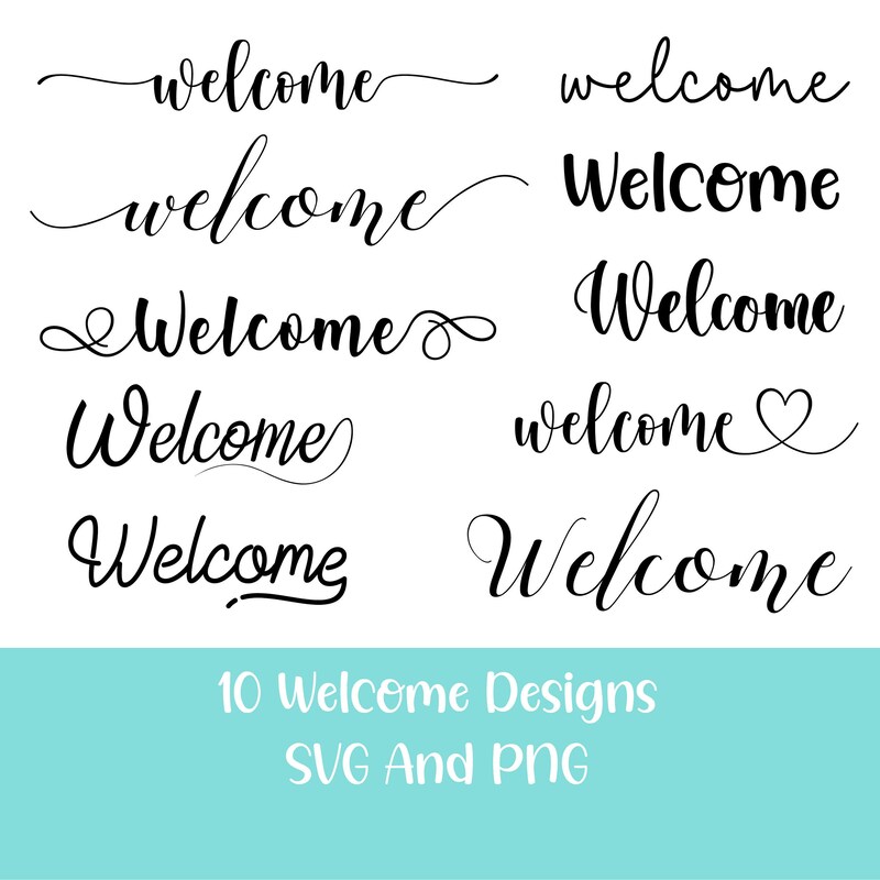 Welcome Svg - Etsy