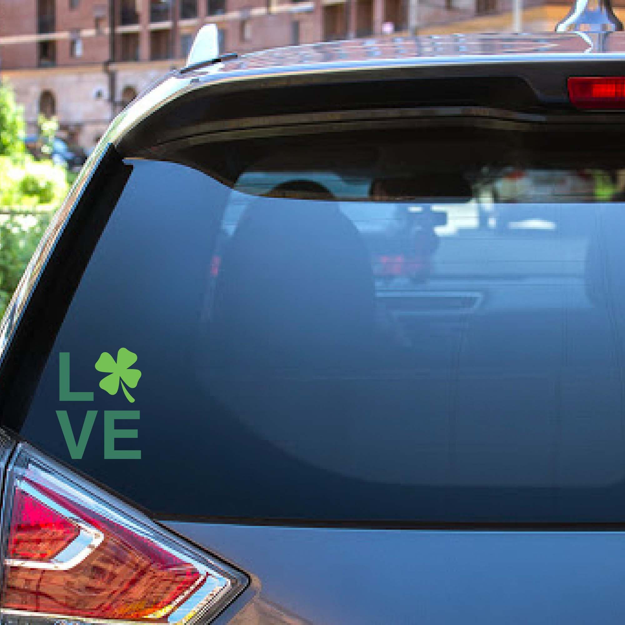 Love Shamrock Vinyl Decal Clover Decal Shamrock Decal - Etsy