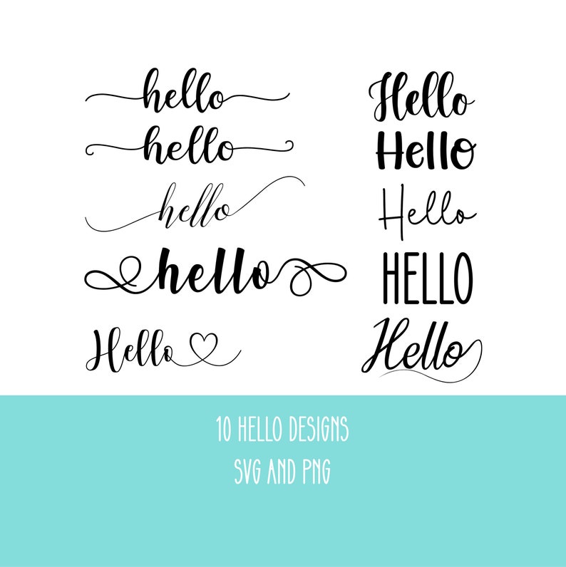 Hello SVG Hello PNG Hello SVG Bundle Hello Wood Sign Svg - Etsy