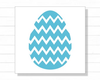 Chevron Easter Egg - Etsy