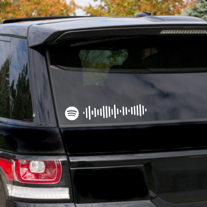 Custom Spotify Song Code Decal Spotify Decal Vinyl Decal | Etsy