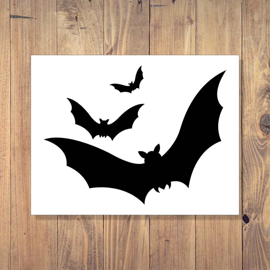 Bat Vinyl Decal, Bat Decal Halloween Decal Fall Decal Halloween ...