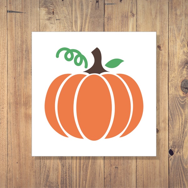 Pumpkin Decal - Etsy