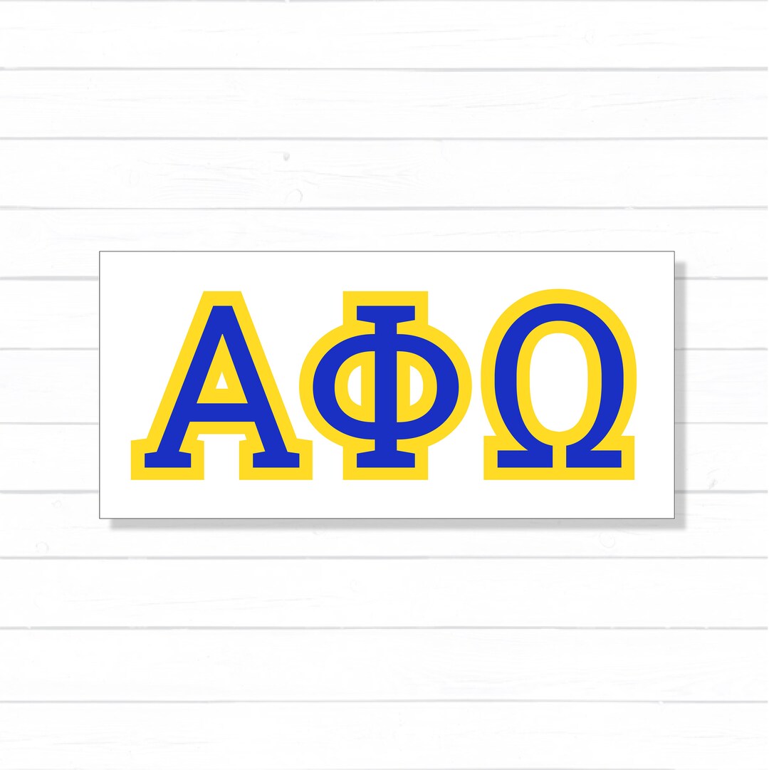 Greek Sorority Letters Vinyl Decal Sorority Decal Sorority Letters ...
