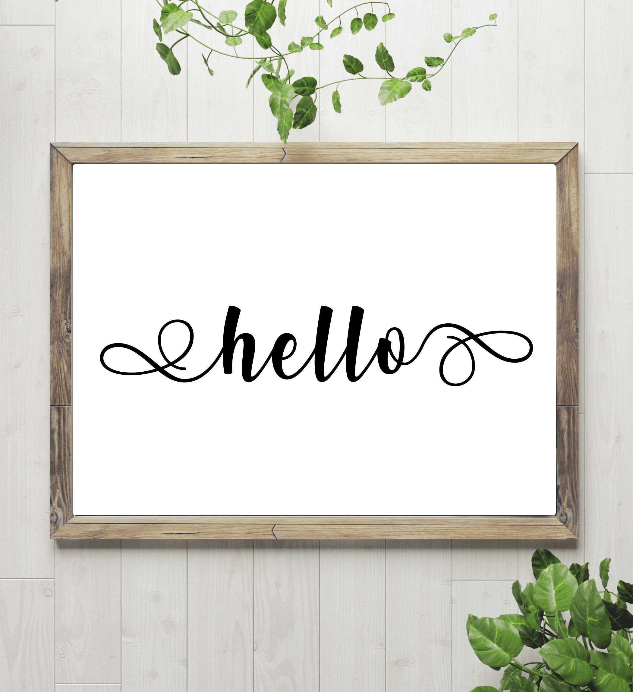 Hello SVG Hello PNG Hello SVG Bundle Hello Wood Sign Svg - Etsy