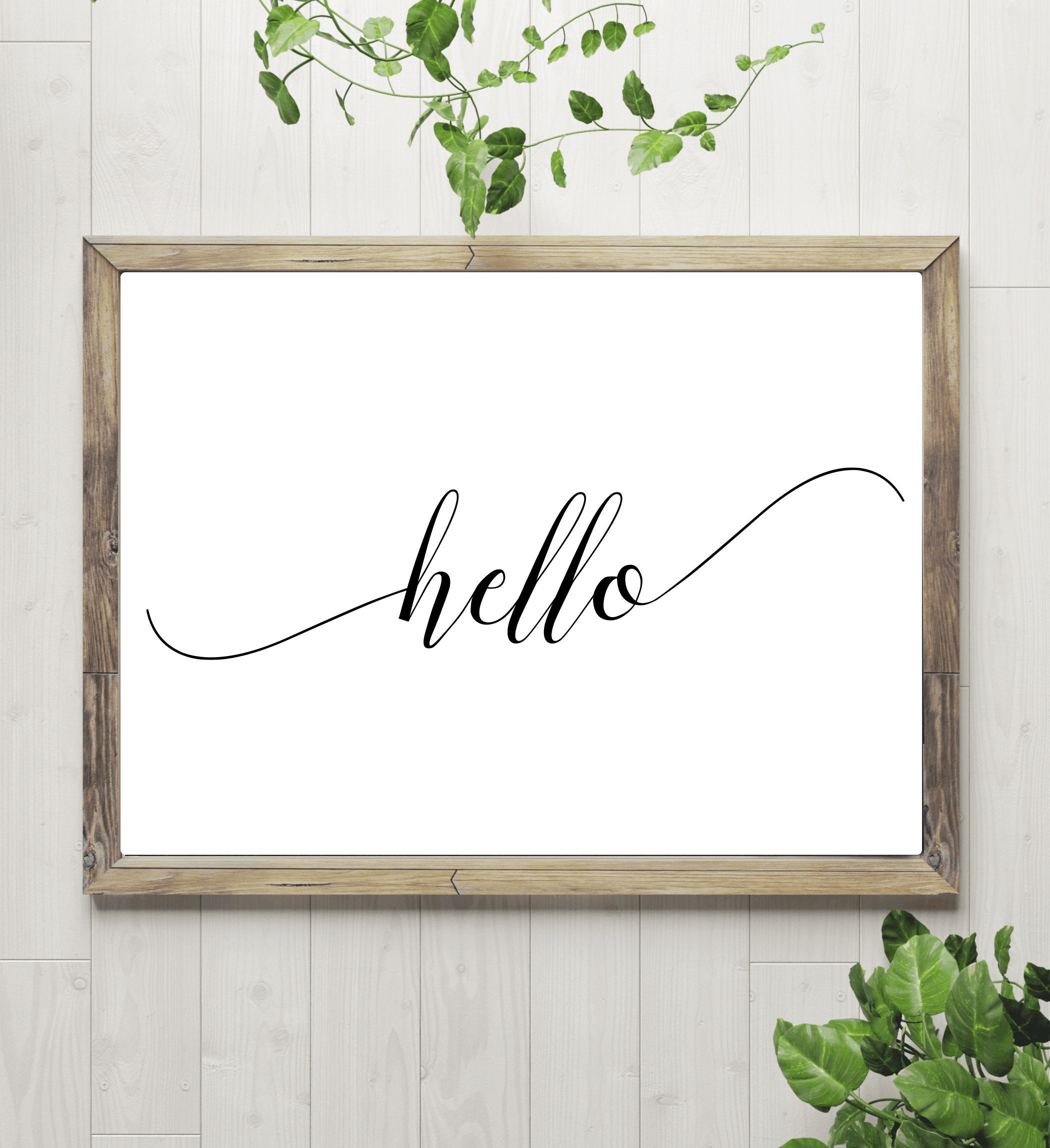 Hello SVG Hello PNG Hello SVG Bundle Hello Wood Sign Svg - Etsy