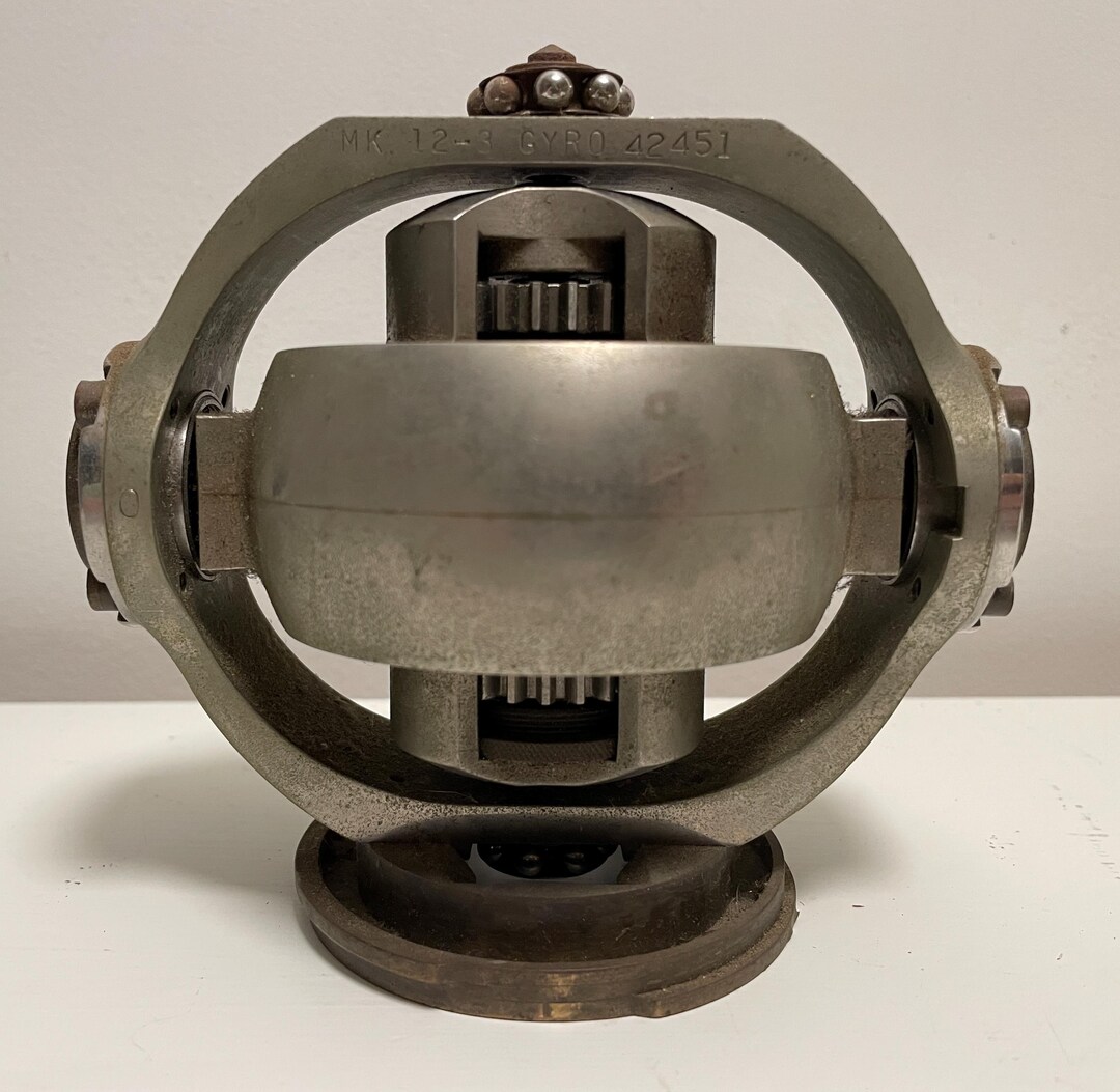 WW2 US Navy Submarine Torpedo Gyroscope MK 12-3 Gyro, FREE Shipping - Etsy