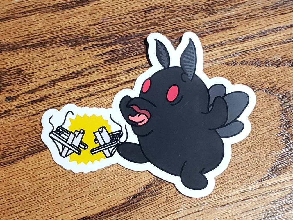 Mothman Sticker - Etsy