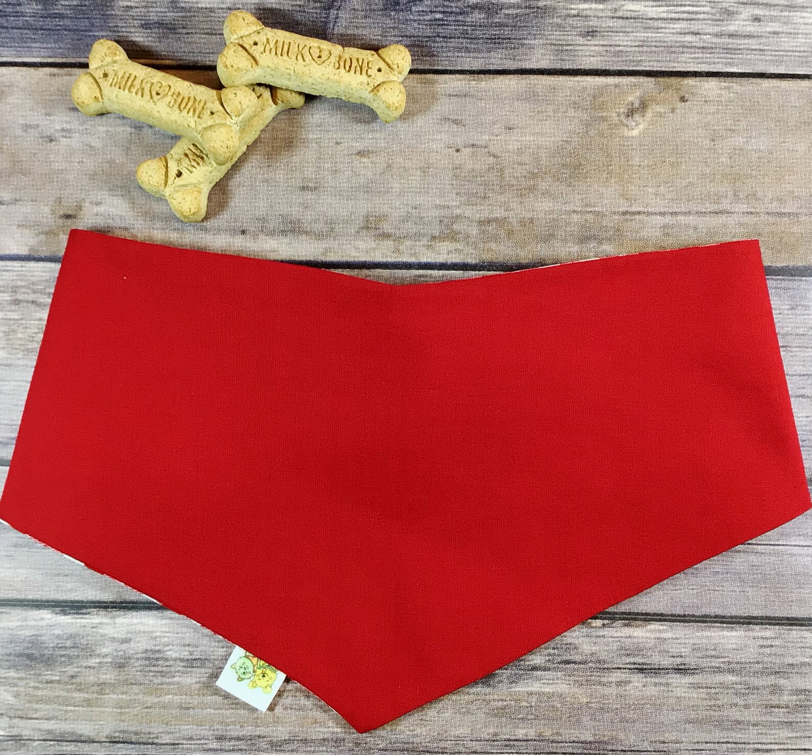 The Picnic Reversible Snap on Dog Bandana Reversible Two - Etsy