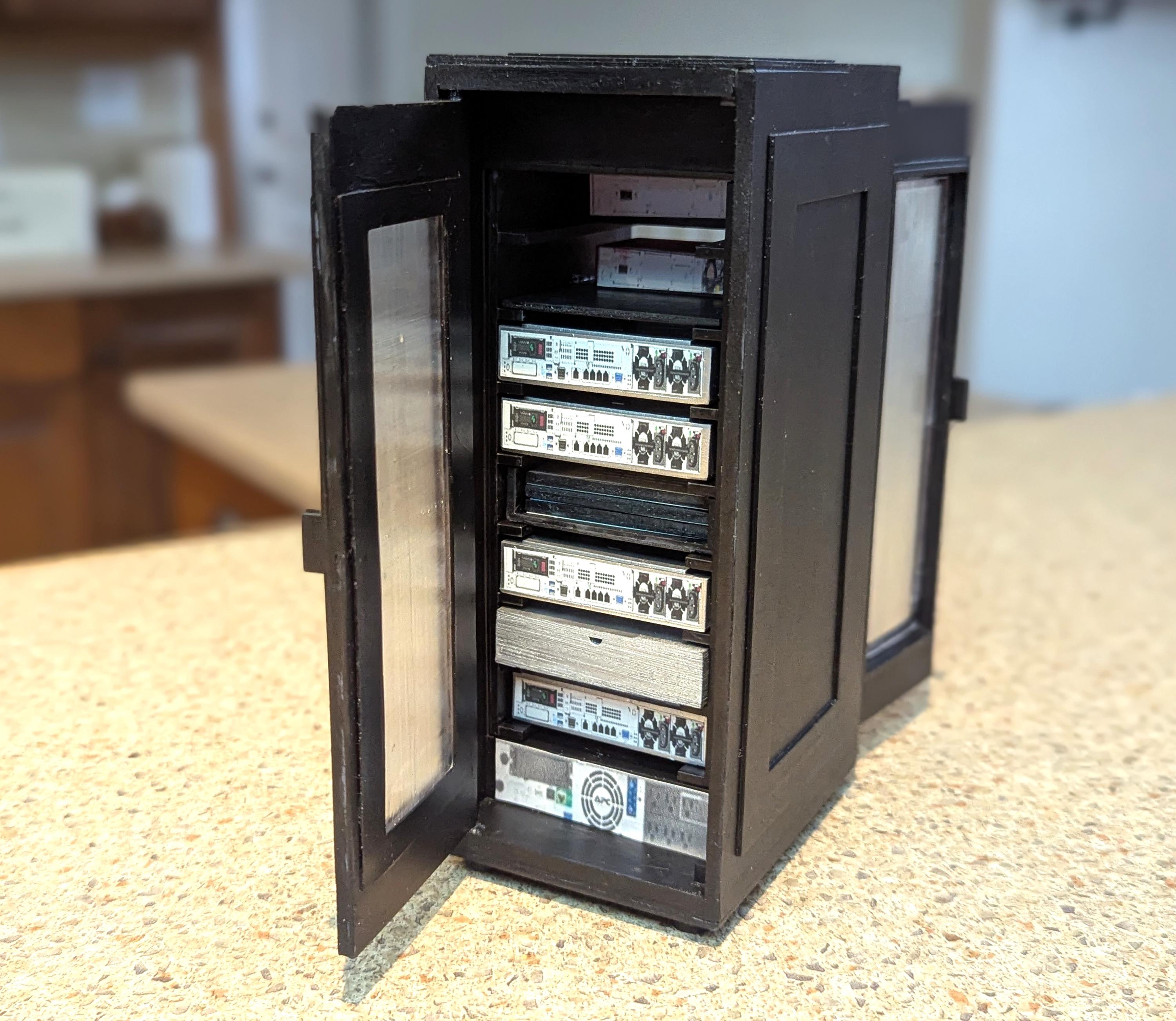 Mini Server Rack Model Handmade - Etsy Canada