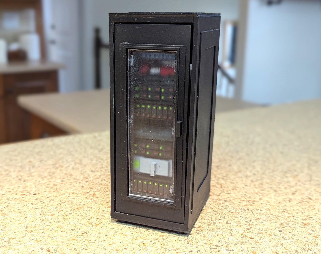 Mini Server Rack Model Handmade - Etsy