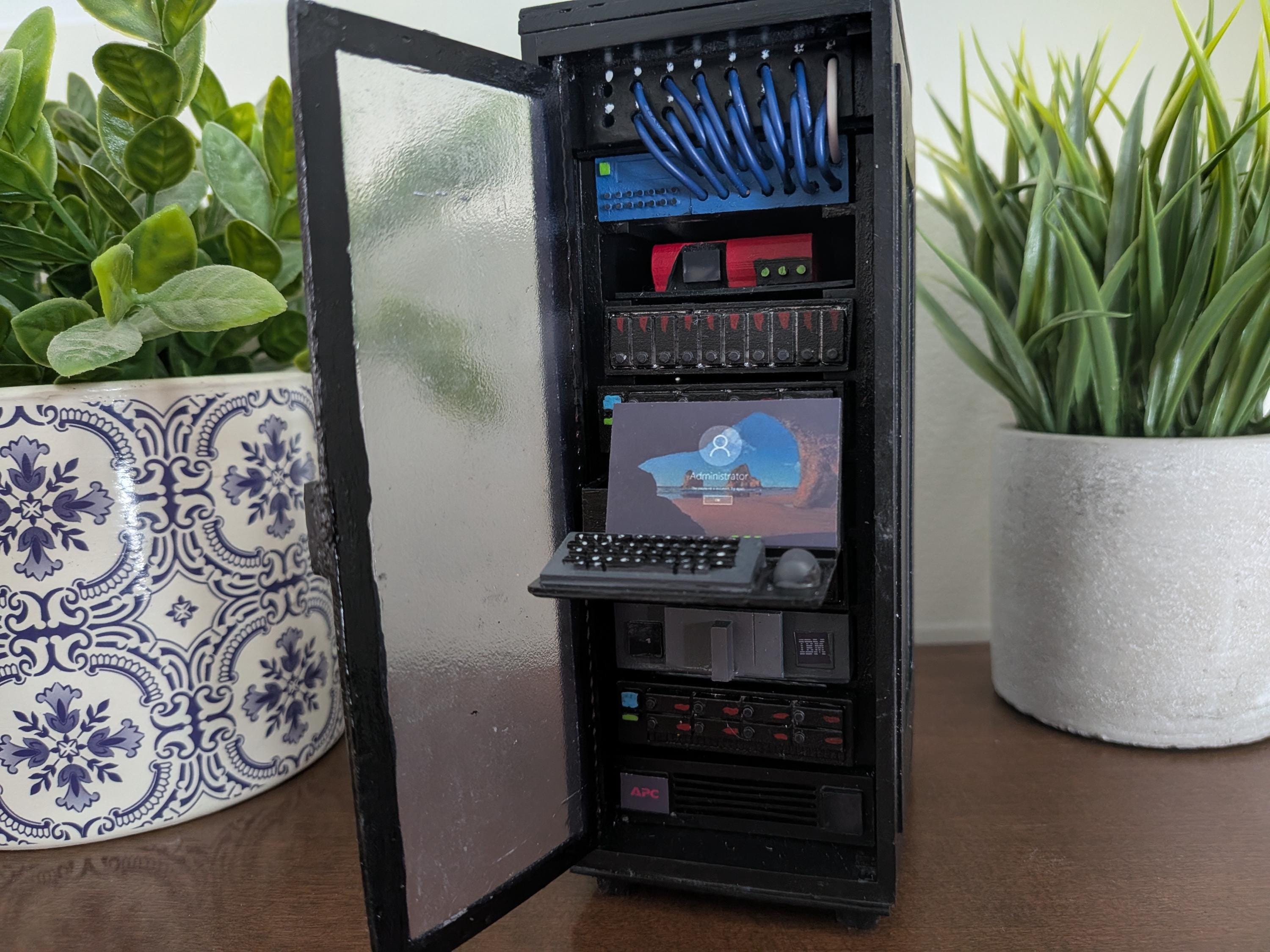 Mini Server Rack Model Handmade - Etsy Canada