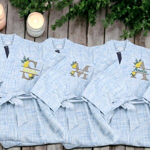 Personalized Women's Cotton Robe, Custom Holiday Gift for Her ...