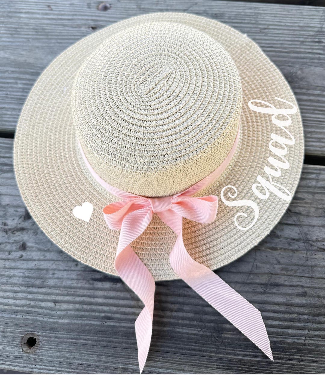 Custom Ribbon Beach Hat for Resort Hat for Summer. Straw Beachcomber ...