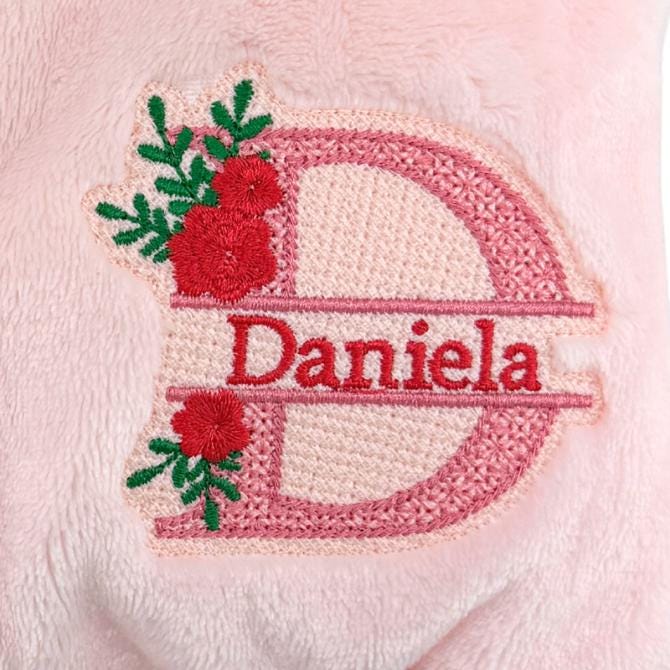 Personalized Kids Robe With Bow Headband, Custom Embroidered Name Robe ...