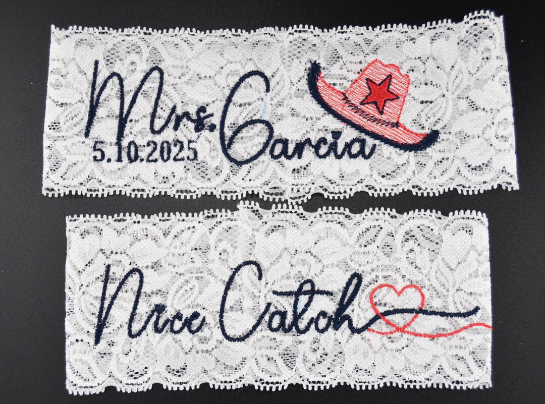 Western Wedding Cowboy Garters Set, Plus Size Bride Garters for Wedding ...