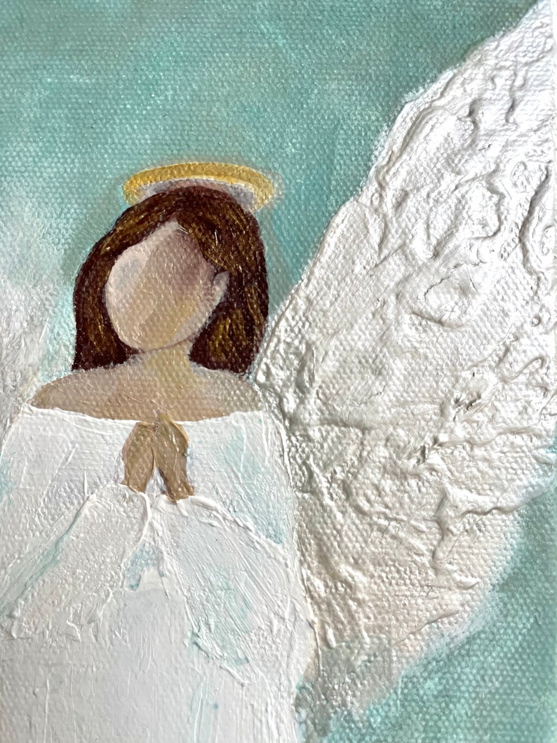 Abounding Love, Angels, Original Painting, One of a Kind, Mixed Media ...