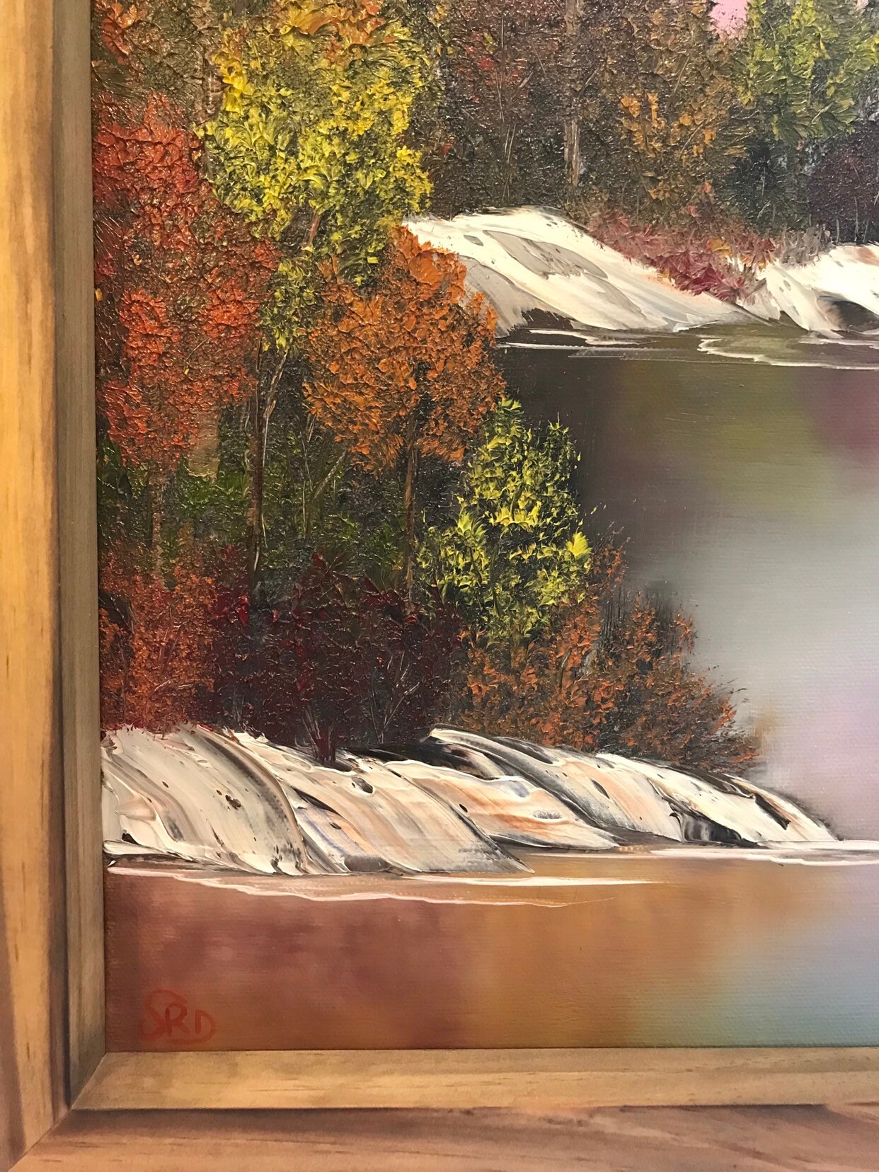 Autumn Splendor, Oil Painting, Original Painting, Bob Ross Style ...
