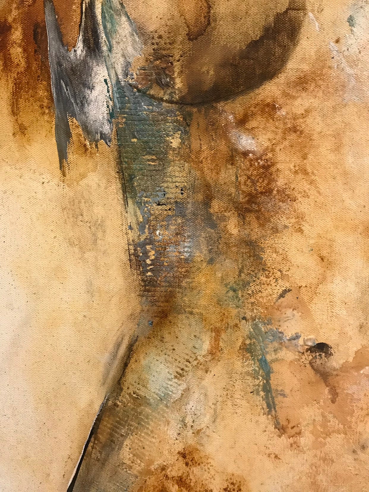 Every Breath is Mercy, Acrylic, Abstract, Figurative, Expressionist ...